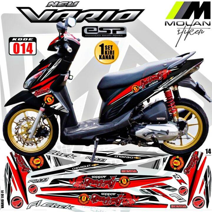Decal Sticker Striping Variasi Vario 110 Esp 2014-2022 MANCHESTER ...