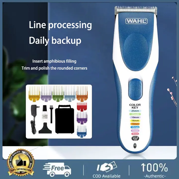 WAHL Hair Trimmer Rechargeable barber Men's Cordless Haircut Adjustable ...