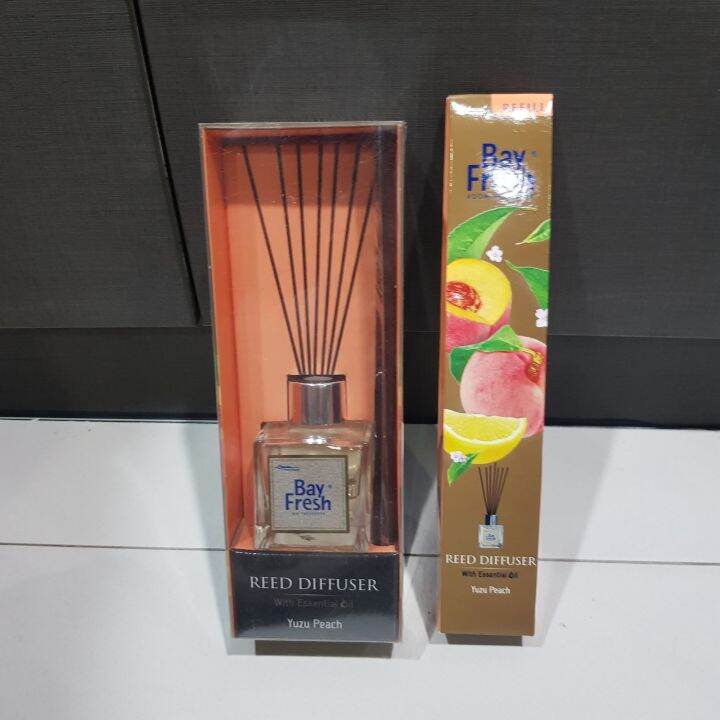 Bay Fresh Reed Diffuser Yuzu Peach + Refill | Lazada Indonesia