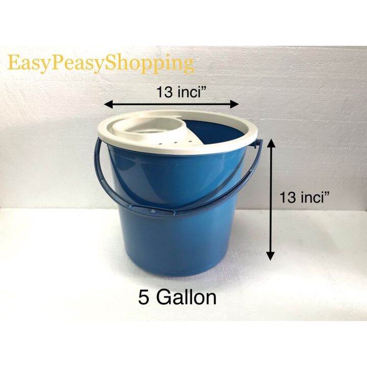 Tong Mop/Bekas Plastik /Pail Mop 5Gallon /Baldi Mop | Lazada