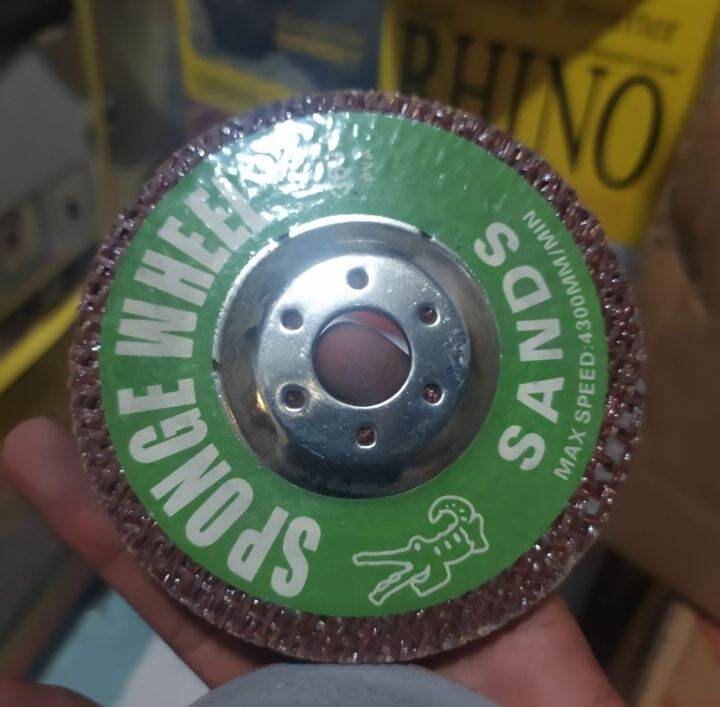 sponge wheel snds pva batu gerinda poles grit 60 mata gerinda poles ...