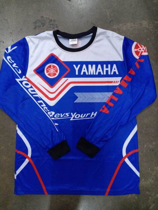 YAMAHA MOTORCYCLE LONG SLEEVE JERSEY FULL SUBLIMATION | Lazada PH