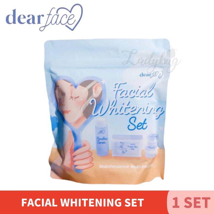 Dear Face Facial Whitening Set (New Packaging) | Lazada PH