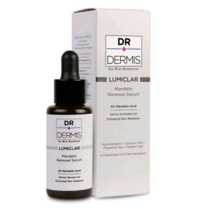 Dr. Dermis Lumiclar Mandelic Renewal Serum 25ml | Lazada