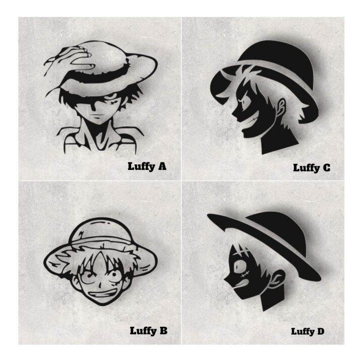 Luffy - One Piece Sticker Decals (for Car, Motorcycle, Laptop etc ...