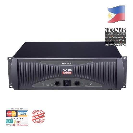 PHONIC XP 5000 XP SERIES POWER AMPLIFIER | Lazada PH