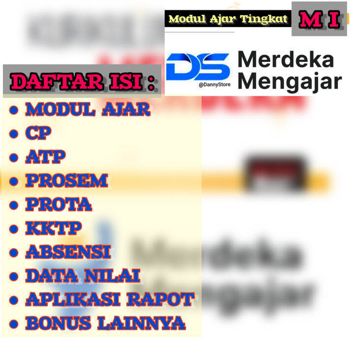 Modul Ajar MI Madrasah Ibtidaiyah Kelas 1 & 4 IKM - Kurikulum Merdeka ...