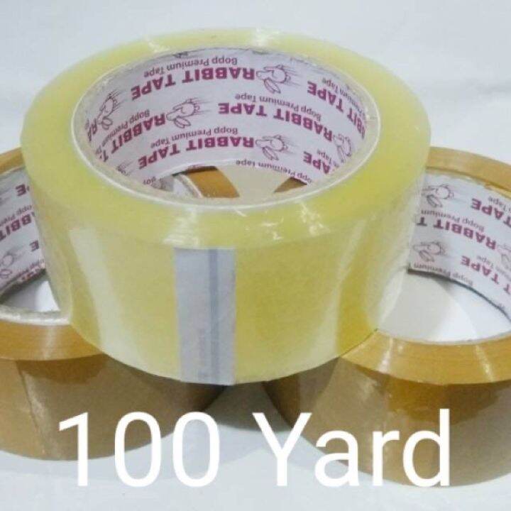 Lakban Bening dan coklat 2 inch x 100 Yard / Lakban 45mm 100Yard 2inch / Kualitas Lakban Daimaru ...