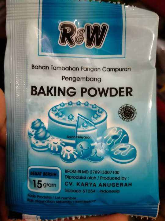 R&W Baking Powder pengembang adonan .. 15 gram | Lazada Indonesia