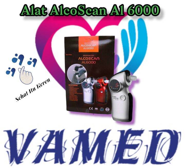 Alat AlcoScan AL6000/Alat Cek Kadar Alkohol Dalam Tubuh | Lazada Indonesia