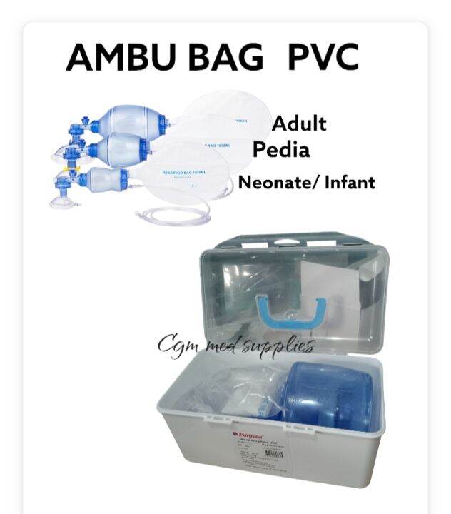 AMBU BAG PVC MANUAL RESUSCITATOR | Lazada PH