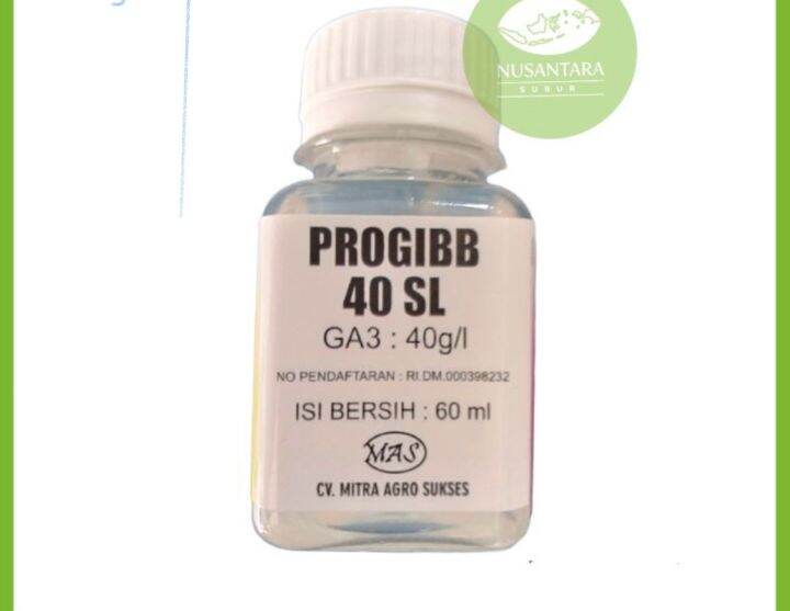 PROGIBB 40 SL 60ML CAIR GA3 zpt pemacu pertumbuhan tanaman | Lazada ...