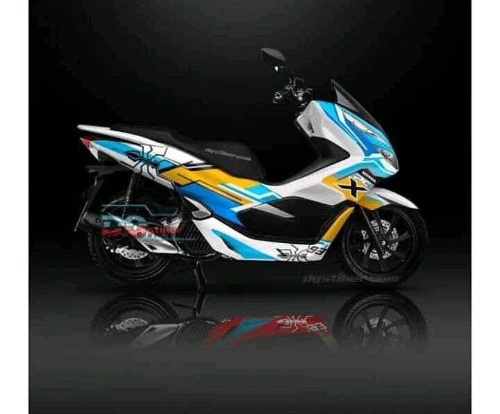 decal honda pcx full body costum super glossy | Lazada Indonesia
