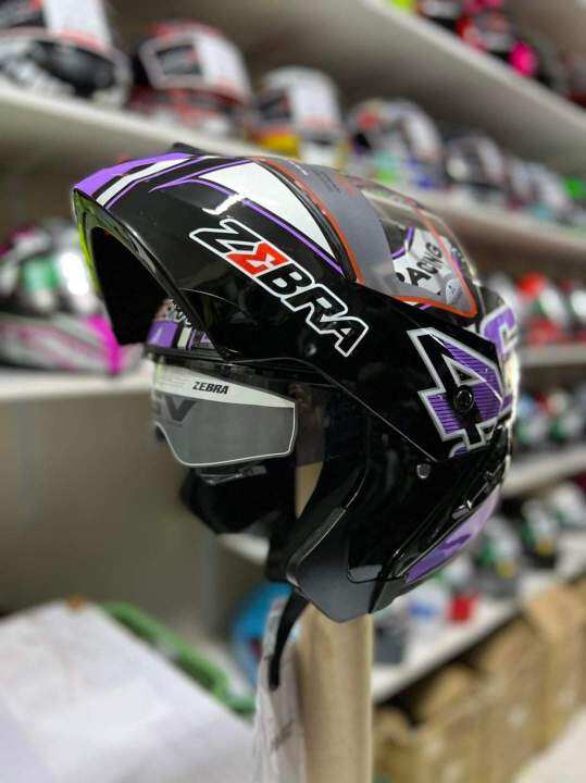 Zebra dualvisor modular fullface helmet | Lazada PH