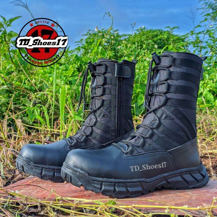 Sepatu pdl ninja tni polri terbaru 2023 tactical safety boots satpam ...
