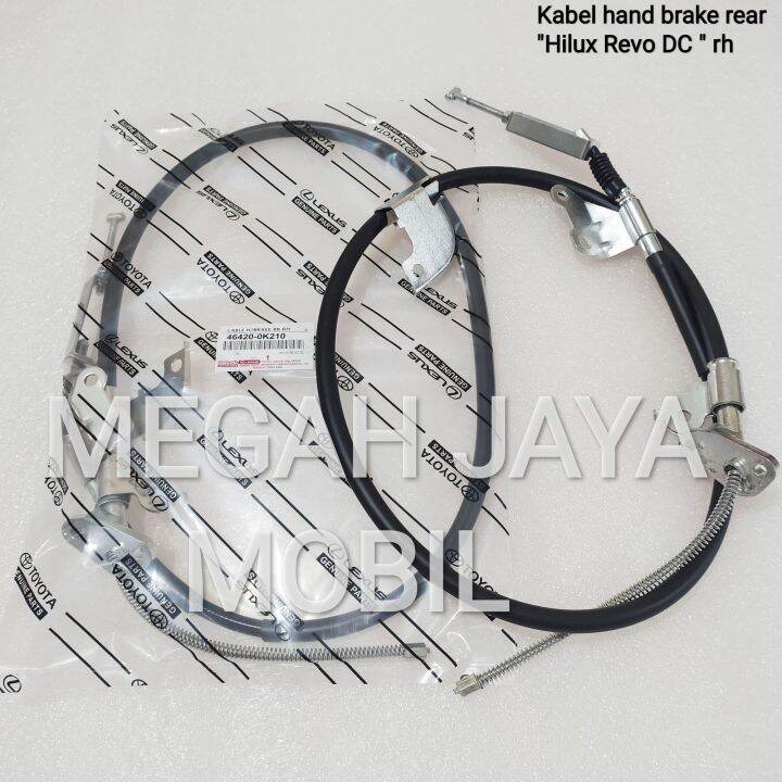 Kabel rem tangan belakang kanan Hilux Revo double cabin 1pc | Lazada ...
