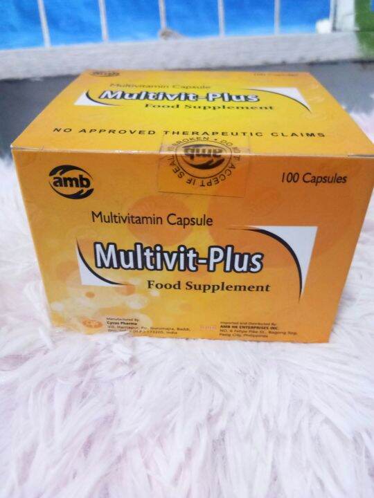 Multivit plus /Multivitamins for adult capsules 10 capsules plus 1 Peso (5 tablets) product ...