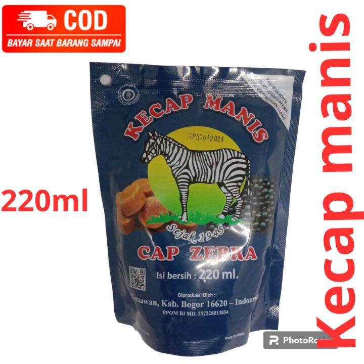 kecap cap zebra 220 ml kecap manis | Lazada Indonesia