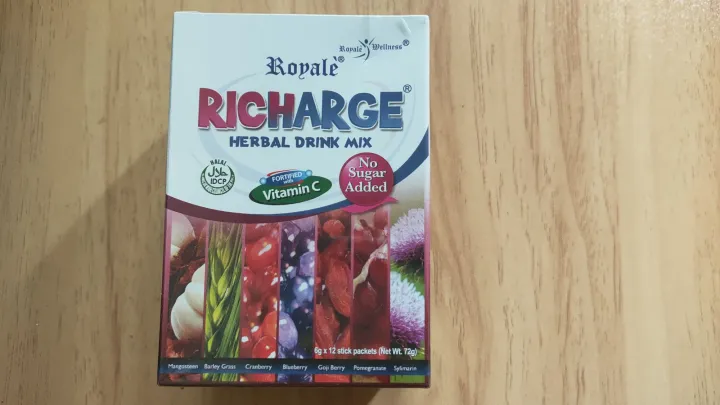 Richarge Herbal Drink Mix Royale Authentic Original COD | Lazada PH