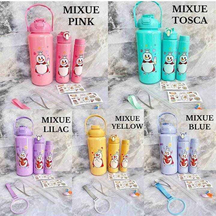 BOTOL MIXUE 3IN1 VIRAL Botol Minum Mixue Botol Beranak | Lazada Indonesia