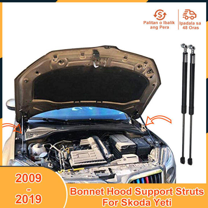 Para sa Skoda Yeti 2009-2019 Bonnet Hood Damper Shock Kit | Lazada PH