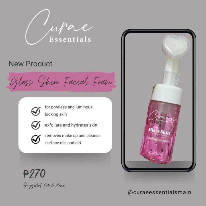 Curae Essentials Glass Skin Facial Foam | Lazada PH
