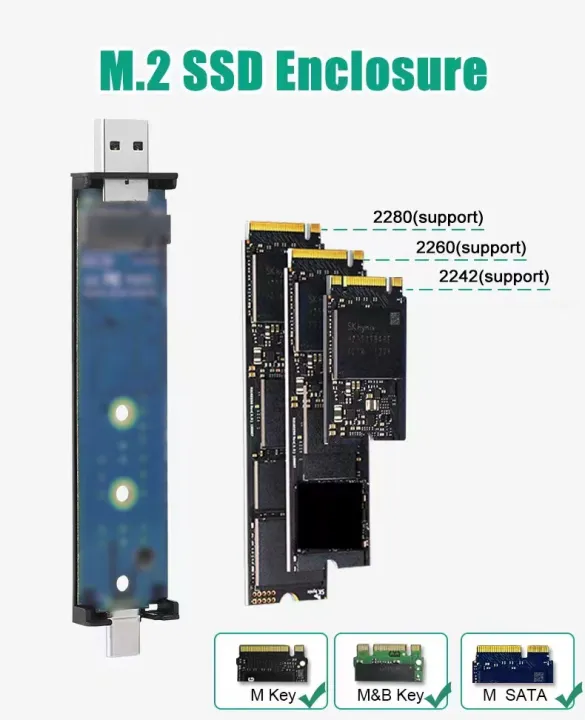m2 ssd enclosure box | Lazada.co.th