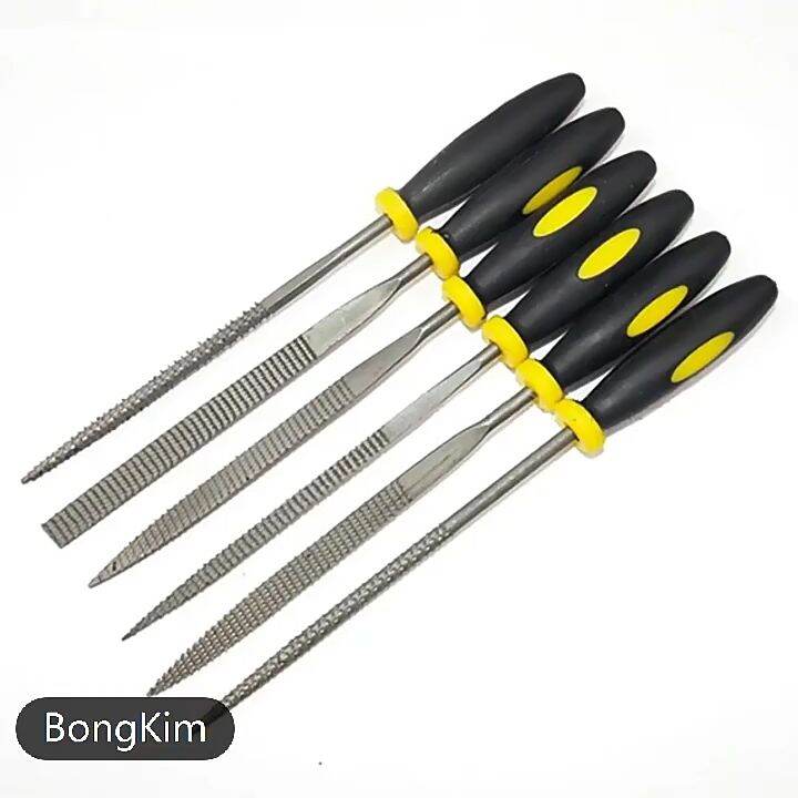 6in1 KIKIR TANGAN MINI METAL FILING RASP MEEDLE FILE WOOD TOOLS SET ...