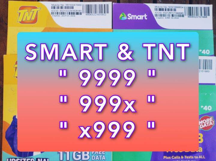 1. 9999 Smart and TNT vanity sim 24-25 | Lazada PH
