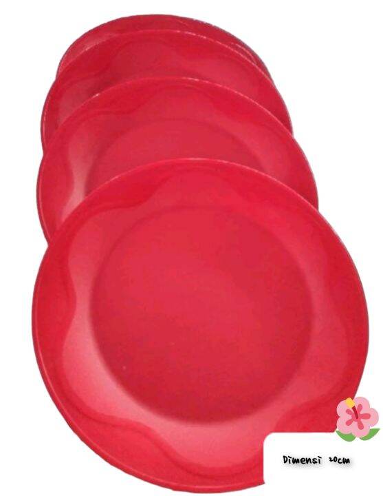 Piring Small Oh Plate Tupperware Ori New satuan 1pc piring tempat makan ...