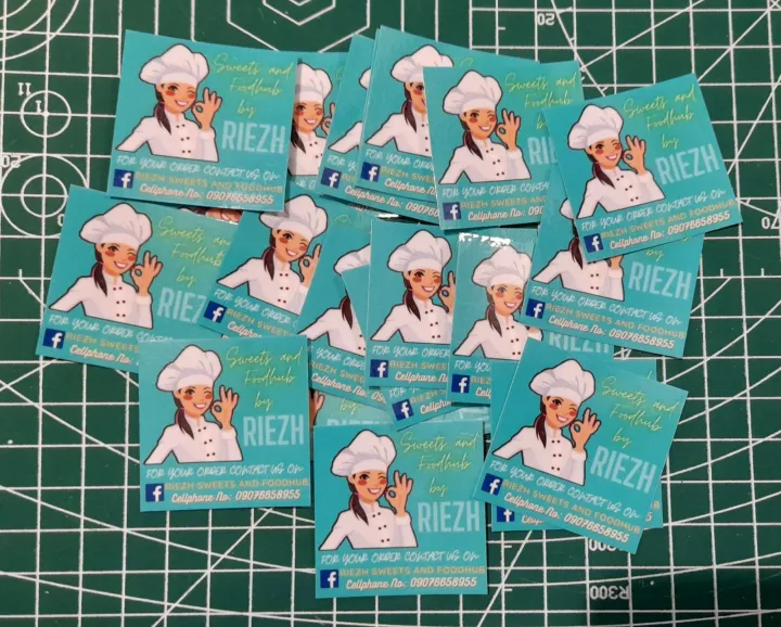 Customized Regular Sticker (Free Layout) | Lazada PH