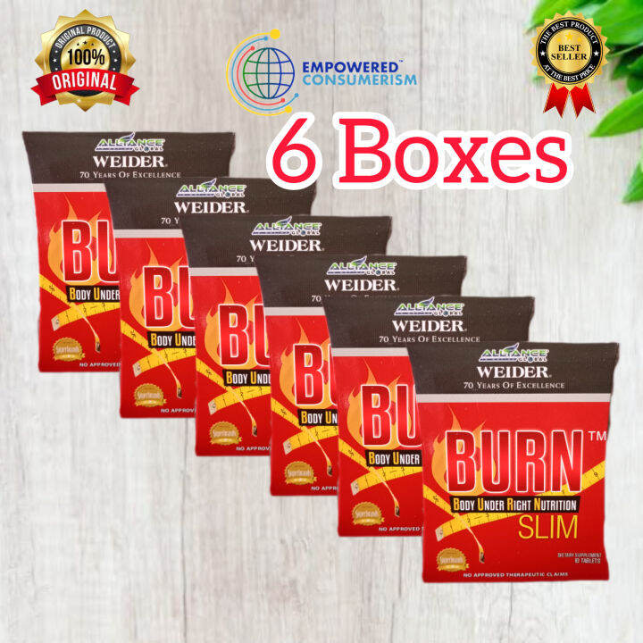Burn Slim Tablet 6Boxes(60 Tablets) | Lazada PH