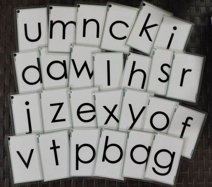 Alphabet Single Letters - capital/small flashcards (26 pcs) free ...