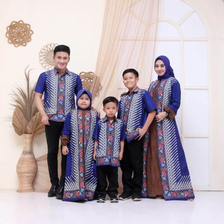 Batik Couple Set Keluarga/ Seragam keluarga/Batik Modern/Batik Viral ...