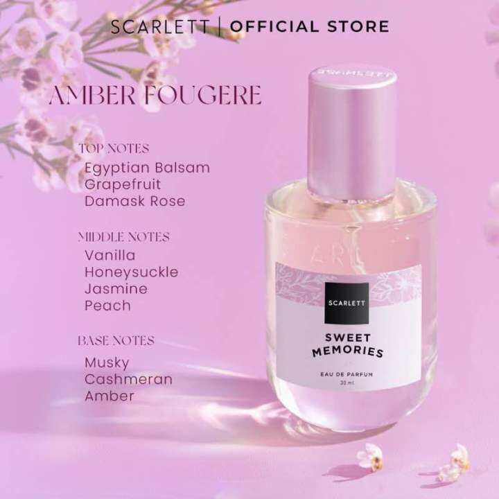 SCARLETT WHITENING EAU DE PARFUM SWEET MEMORIES 30ML | Lazada Indonesia