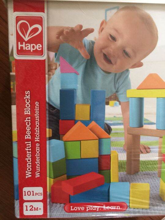 DisCO Shop Hape 101pcs Wooden Blocks | Lazada PH