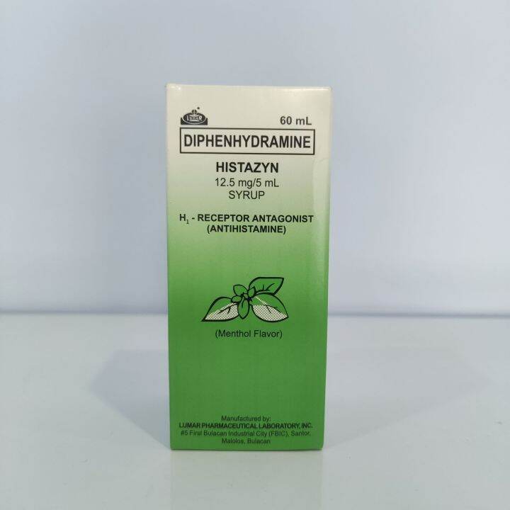 Diphenhydramine Histazyn Syrup 60mL | Lazada PH
