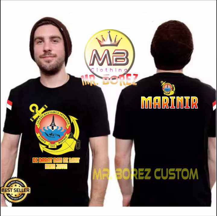Kaos Korps Marinir Angkatan Laut / Kaos Pria TNI AL Korps Marinir ... Kaos Korps Marinir Angkatan Laut / Kaos Pria TNI AL Korps Marinir ...