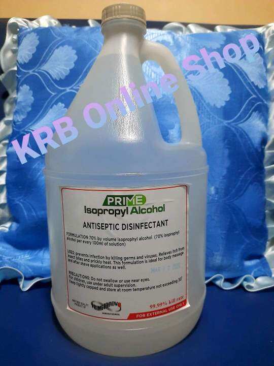 Prime Alcohol (Isopropyl &/OR Ethyl) 1gal. | Lazada PH