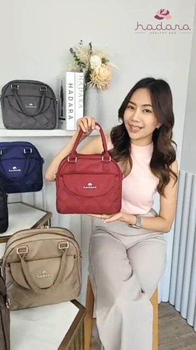 Hadara กระเป๋าครอสบอดี้ รุ่น Ch.179 กระเป๋าไซส์ M ดีไซน์สวยปักลาย Cute ...