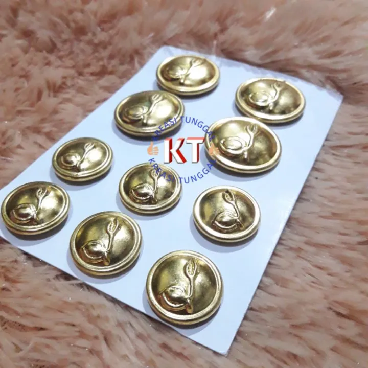 kancing pdu pramuka/kancing baju logo tunas kelapa | Lazada Indonesia