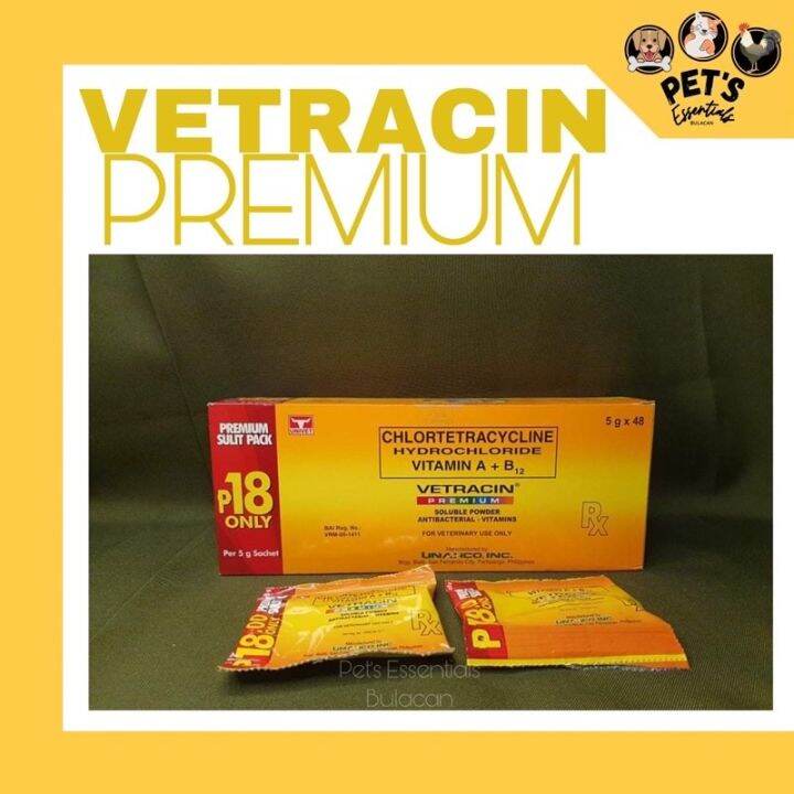 Vetracin Premium 5g x 48 per box | Lazada PH