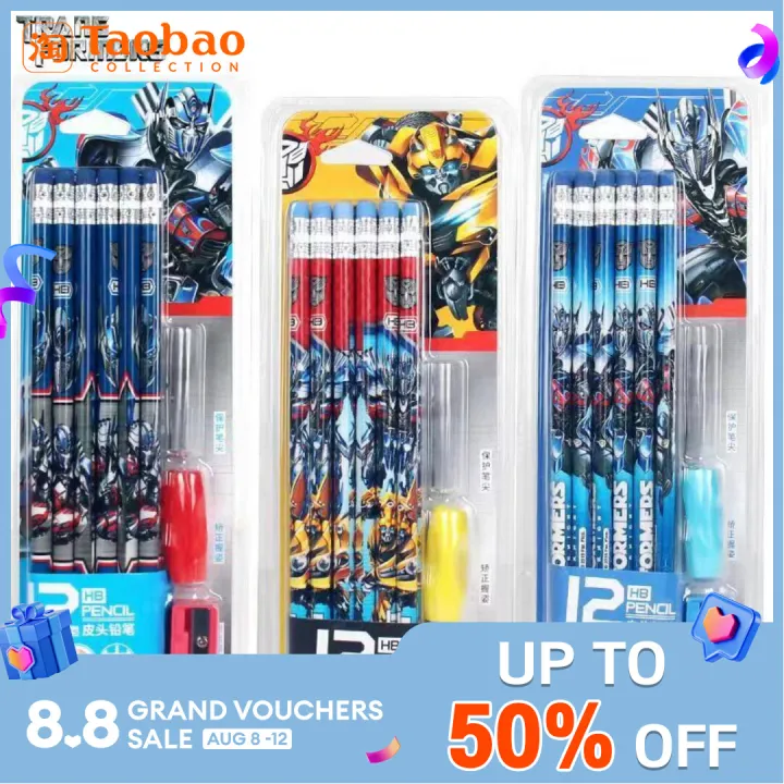 Bumblebee Transformers Cartoon Animation Wooden Rod Pencil Primary ...