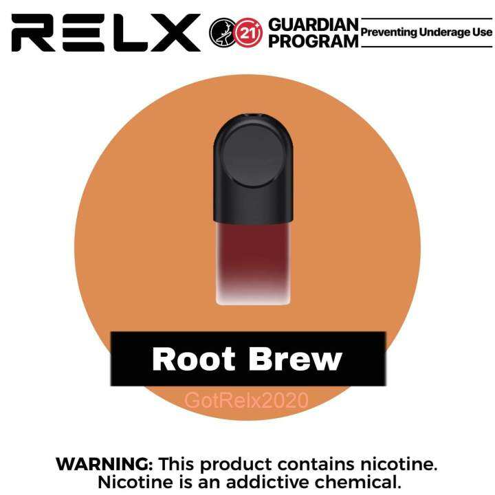 RELX pod ROOT BREW for INFINITY PLUS ESSENTIAL BREEZE ARTISAN DEVICE ...