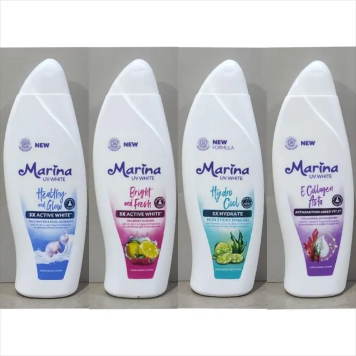 Marina body lotion 450 ml handbody Marina 450 ml all varian healthy and ...