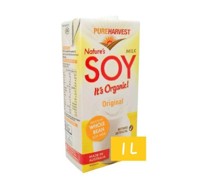 Pureharvest Nature's Organic Original Soy Milk -1L | Lazada PH