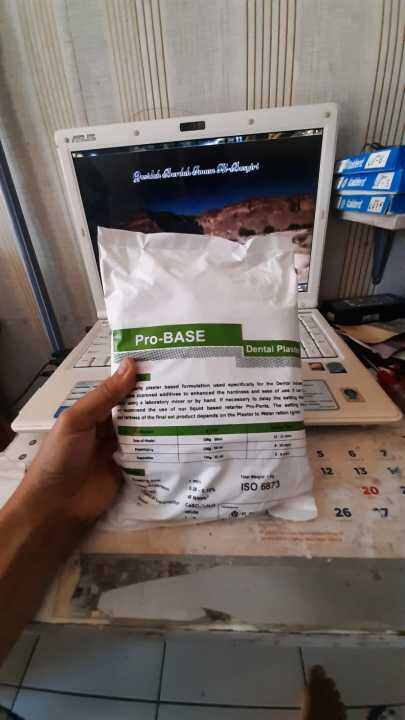 gips putih orisinil/ bahan cetak gigi palsu | Lazada Indonesia