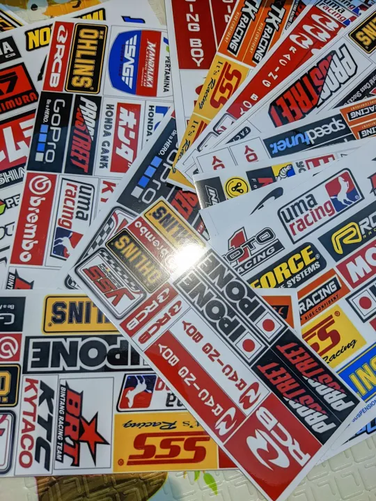 Sticker Bengkel Sticker Sponsor Sticker Racing Sticker Herex Sticker ...