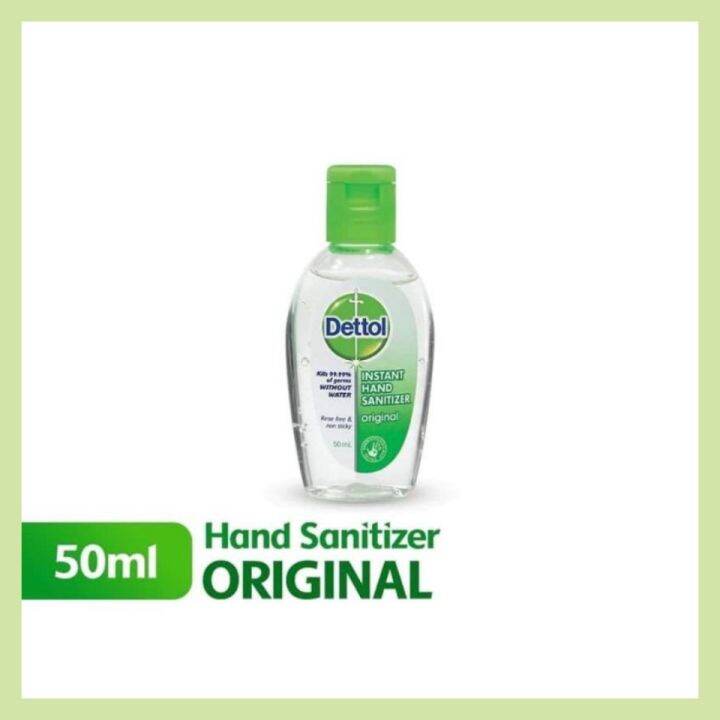 Dettol Hand Sanitizer 50ml Antibakterial Pembasmi Kuman. | Lazada