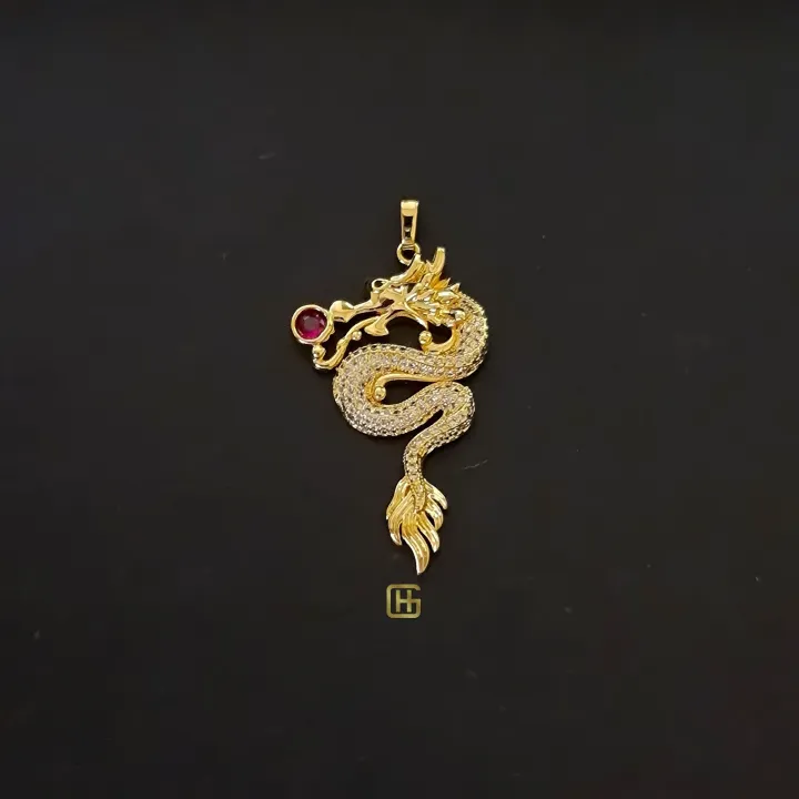 GoldHigh Iced Dragon Pendant Only | Lazada PH